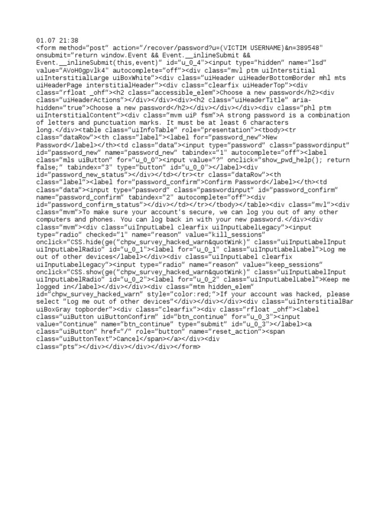 Script Html Password Fb Pdf Password Cryptography