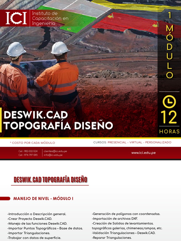 Deswik Cad | Descargar gratis PDF | Informática | Ciencias de la ...