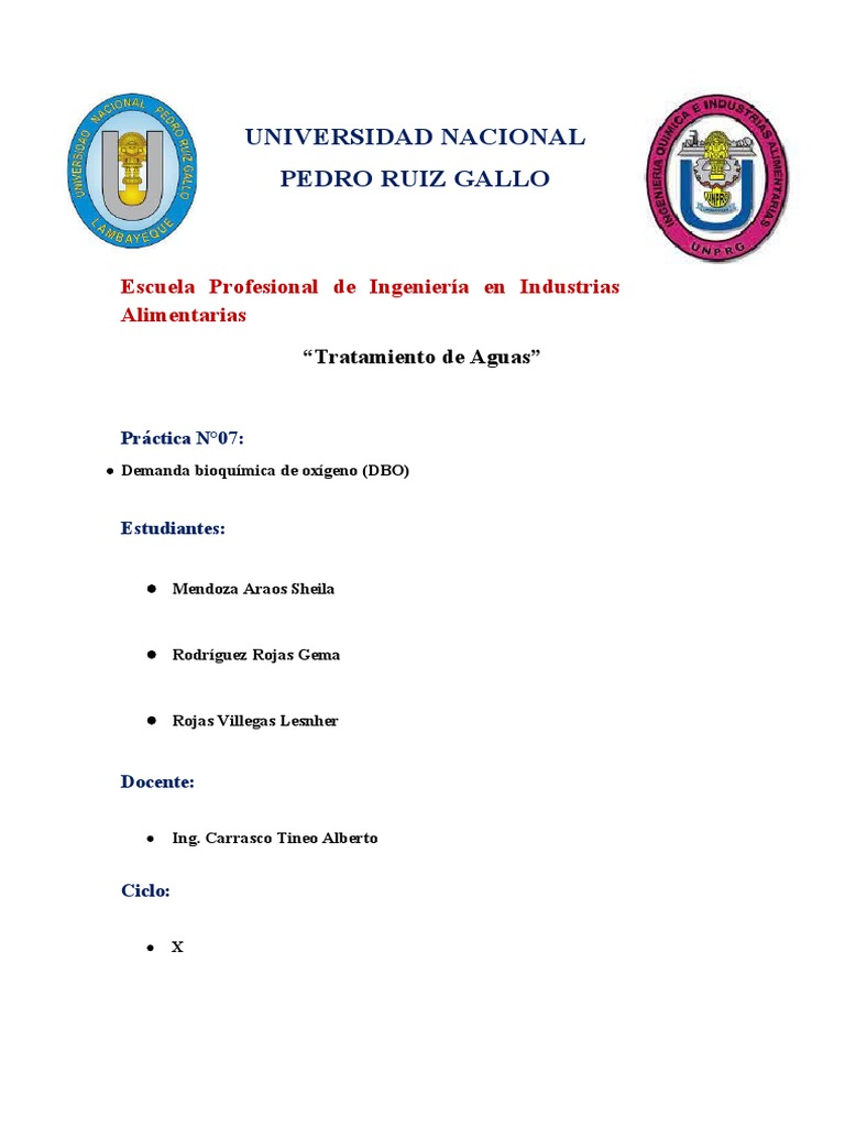 DBO5 | PDF