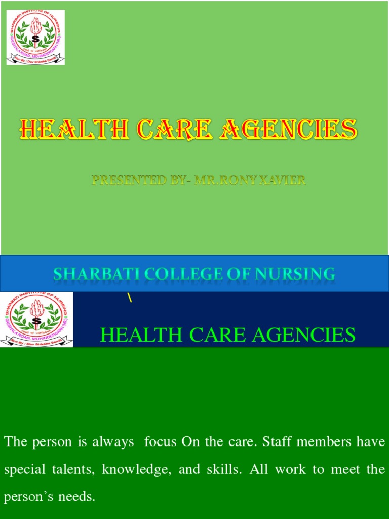 Health Care Agencies | PDF