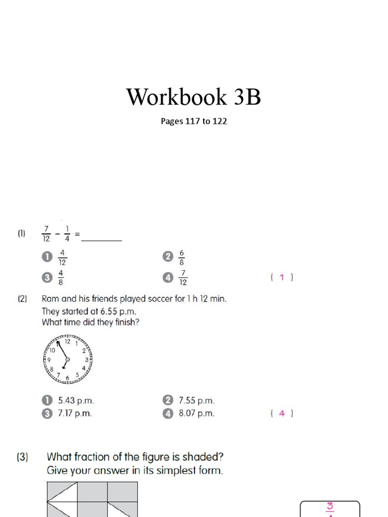 Workbook 3B - 117 To 122 | PDF