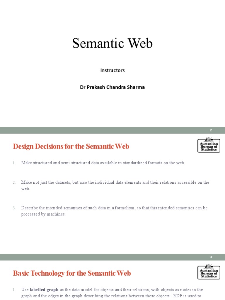 Semantic Web: Instructors | PDF | Semantic Web | Resource Description Framework