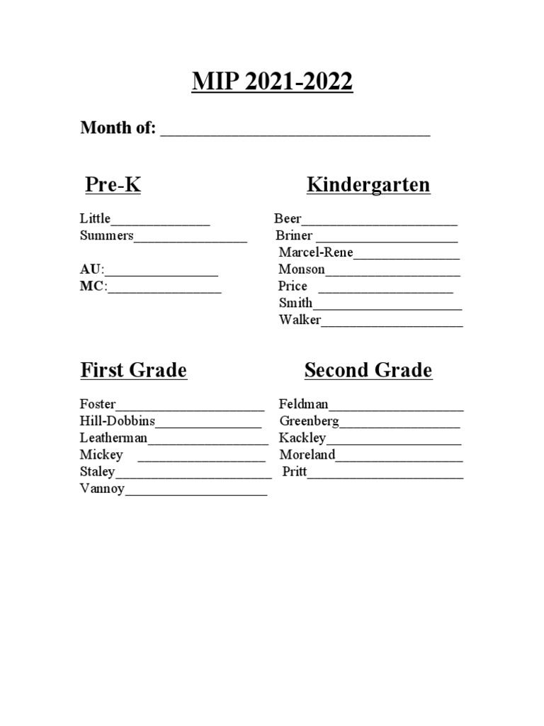 Pioneer of The Week Blank List - 2021 (4th 9 Weeks) Reward Program ...