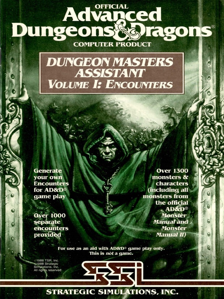 Dungeon Masters Assistant Vol. I | PDF | Dungeons & Dragons | Booting