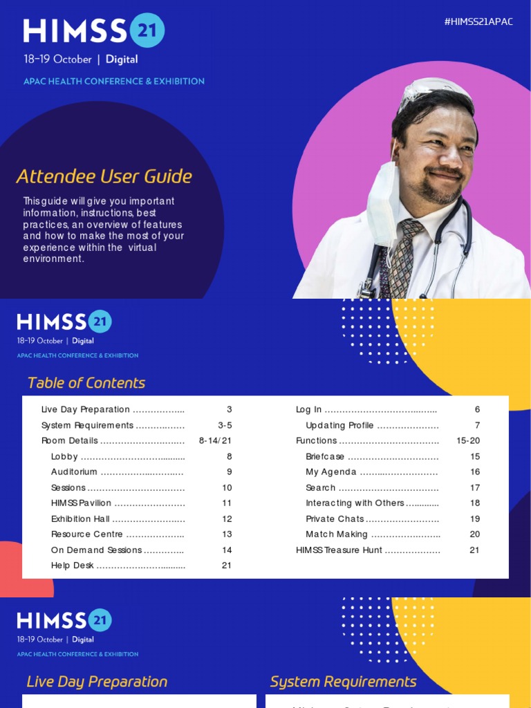 Attendee User Guide: #Himss21Apac | PDF | Ios | Android (Operating System)