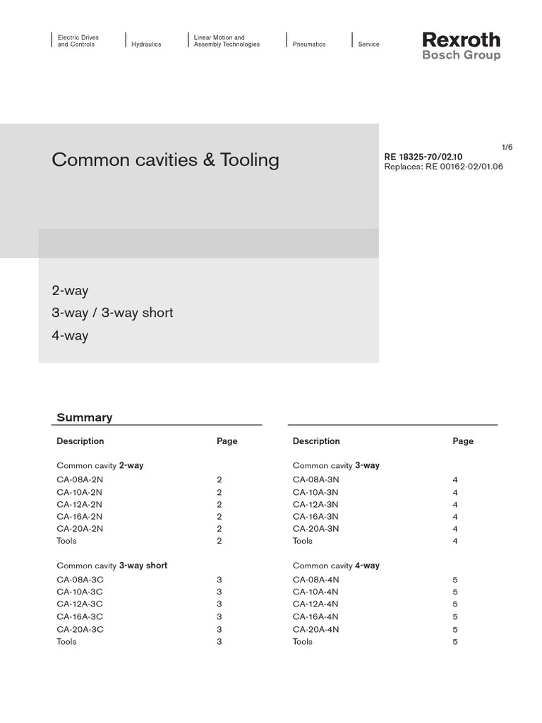 Common Cavities & Tooling: 2-Way 3-Way / 3-Way Short 4-Way | PDF | Computing