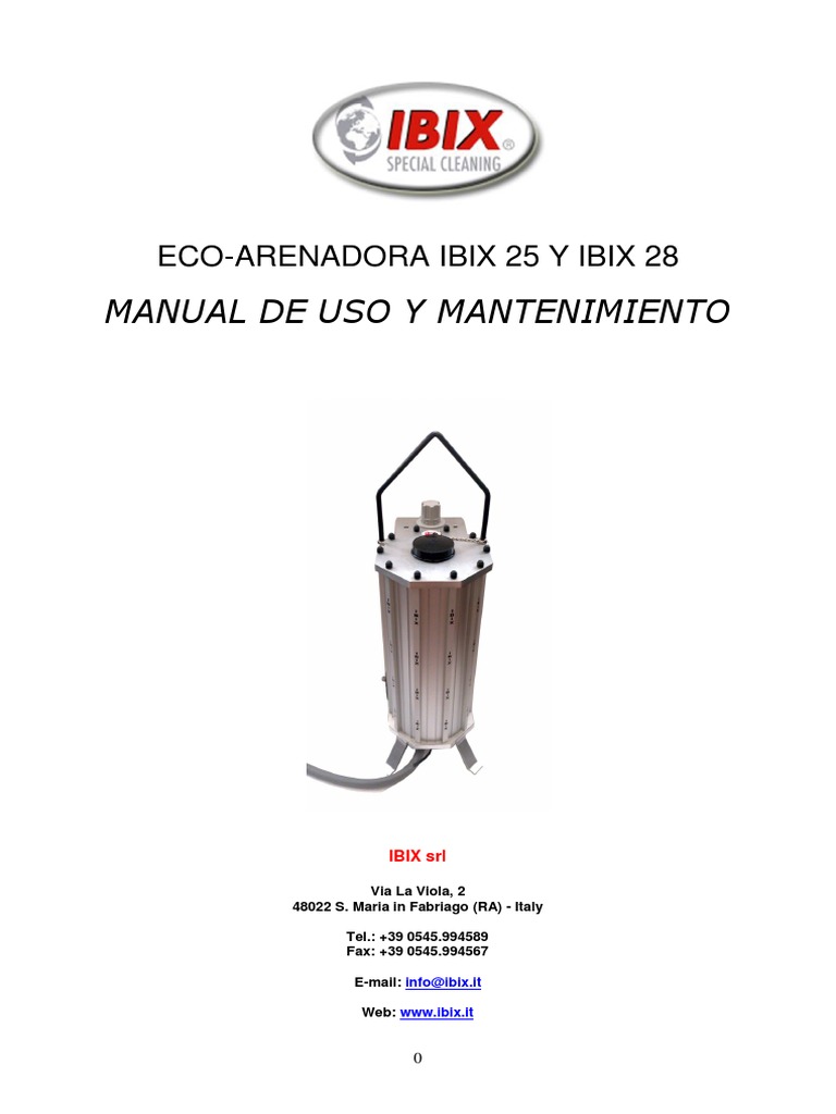 Manuale-IBIX 25-28 ESP | PDF | Usuario (informática) | Pistola