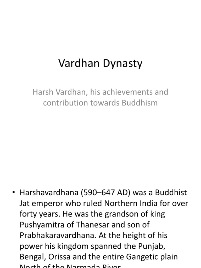Emperor Harshavardhan