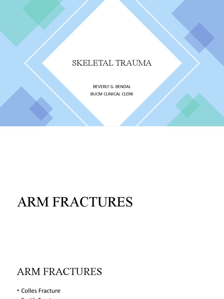 Skeletal Trauma | PDF | Elbow | Shoulder