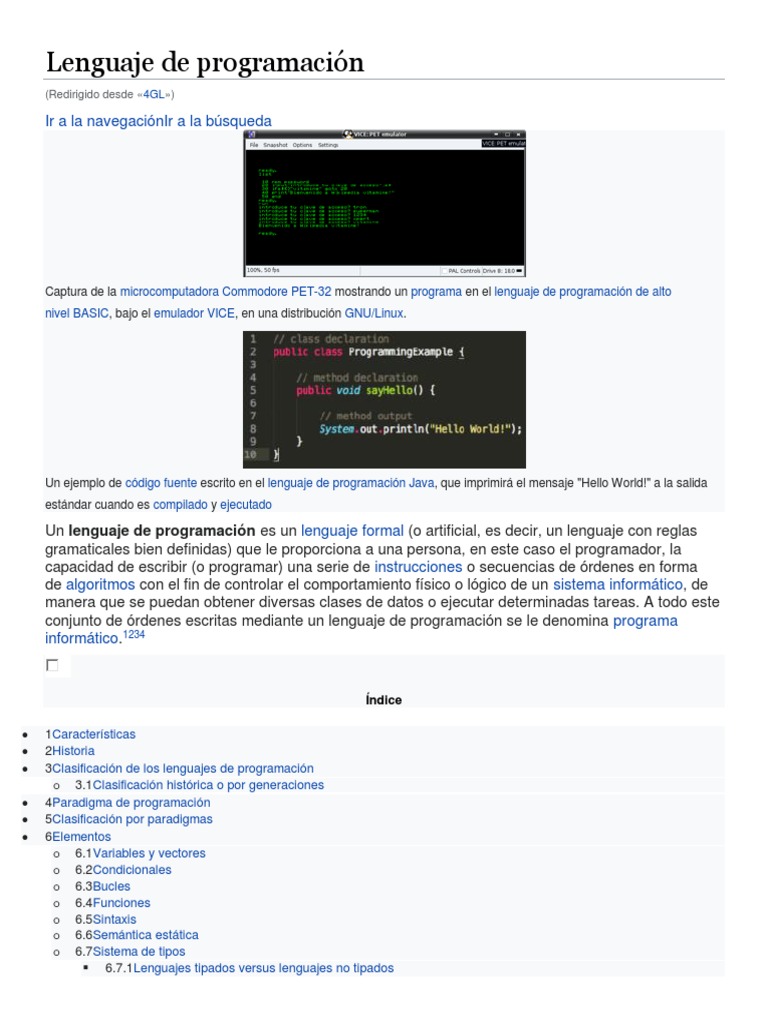Leg 4 | PDF | Lenguaje de programación | Programación de computadoras