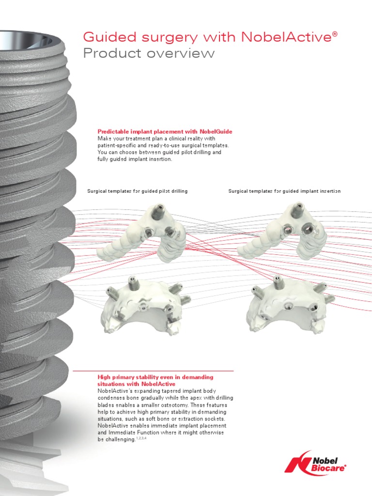 NobelGuide With NobelActive Product Overview 16.1 GB | PDF | Drill ...
