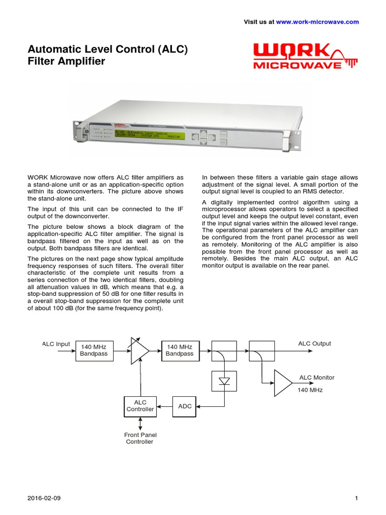 v1 Automatic Level Control Alc | Download Free PDF | Amplifier ...