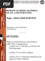 Parcellary Survey Terms of Reference | PDF | Surveying | Business