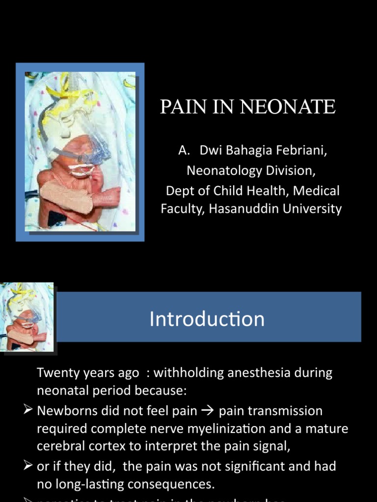 Nyeri Pada Neonatus | PDF | Pain | Infants