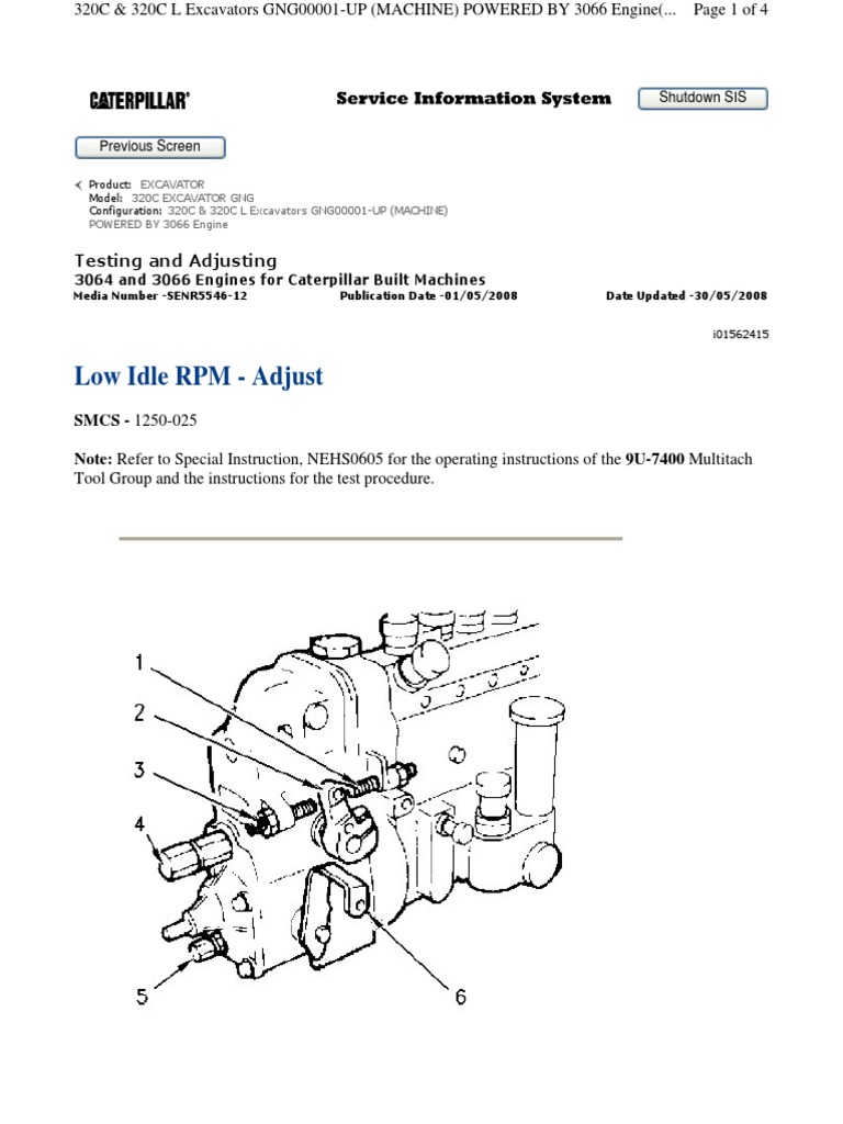 Low Idle RPM Adjust | PDF | Screw | Engines