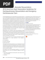 Neonatal Resuscitation | PDF | Cardiopulmonary Resuscitation | Hypoxia ...