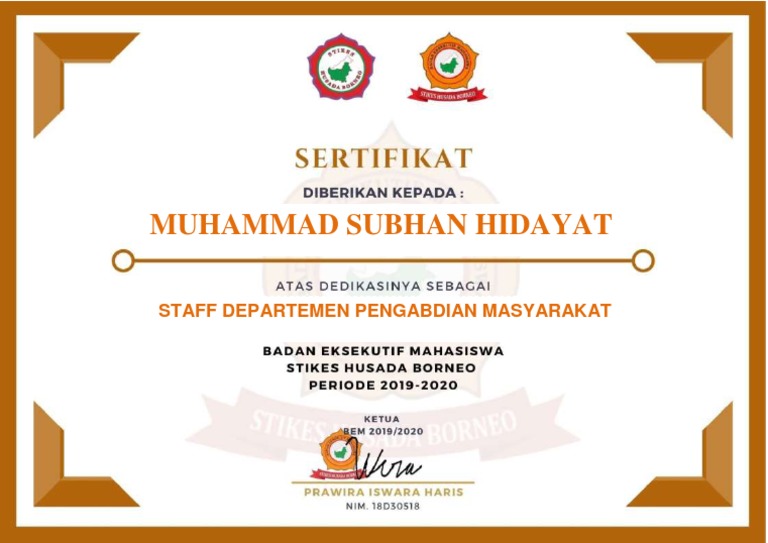 Muhammad Subhan Hidayat | PDF