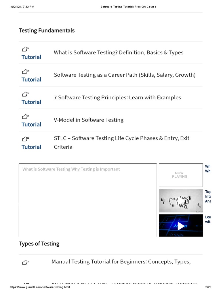 SAp Testing Part 5 | PDF | Software Testing | Tests