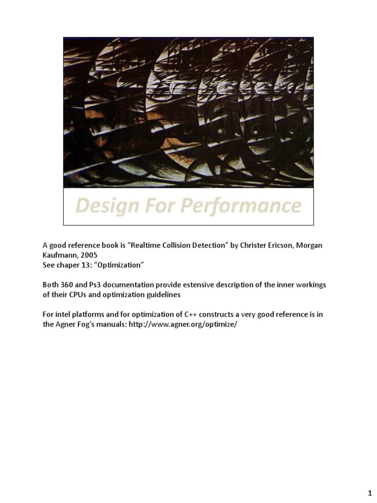 Design For Performance | PDF | Cpu Cache | Thread (Computing)