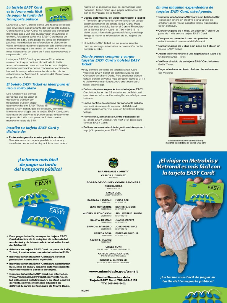 EASY Card Brochure Web SPA | PDF | Efectivo | Dinero