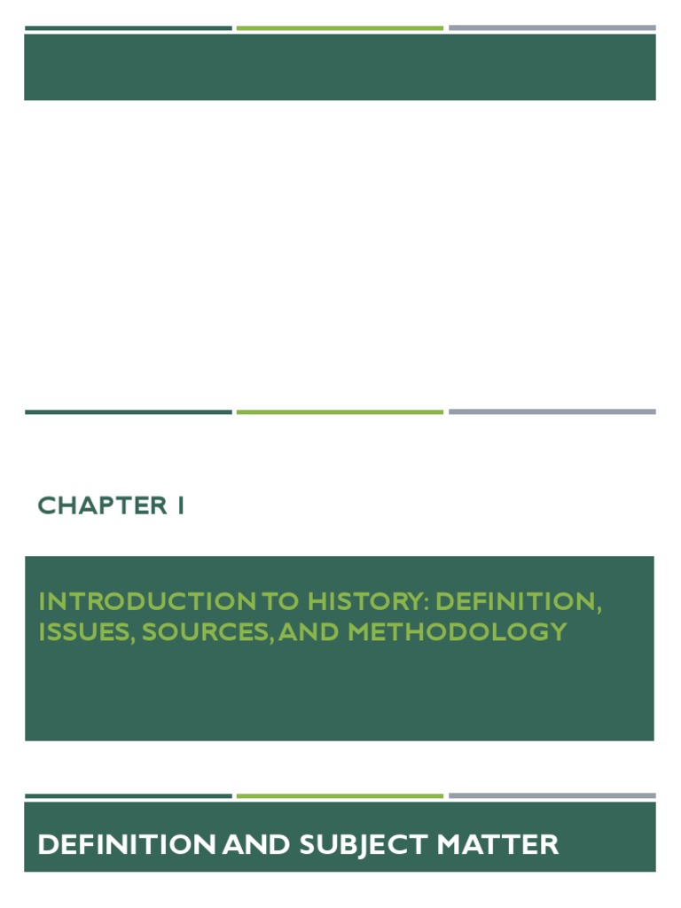 Chapter 1 | PDF | Primary Sources | Historian