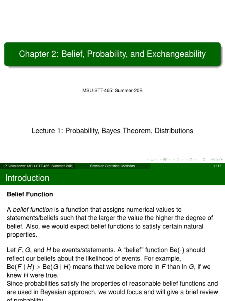 Chapt 2 - Lect 1 | PDF | Probability Distribution | Probability Density Function
