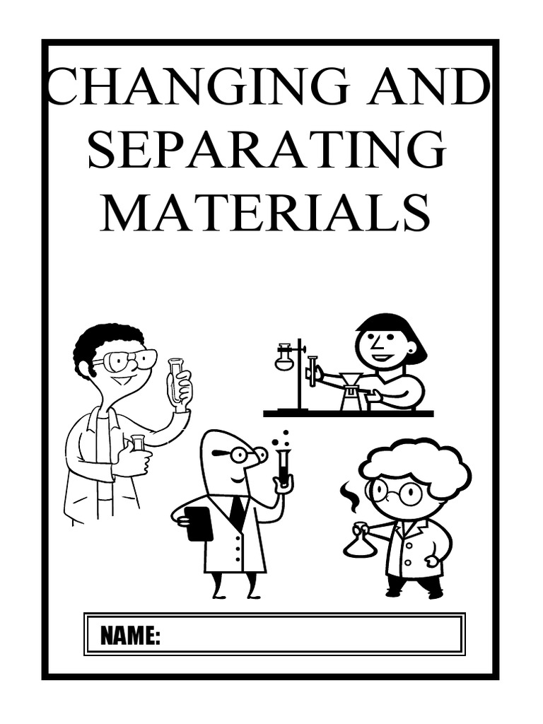 Separating - Materials - Booklet Me | PDF | Solubility | Water