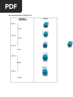Bial's Orcinol Test Result Substance Tested Color Reaction Description ...