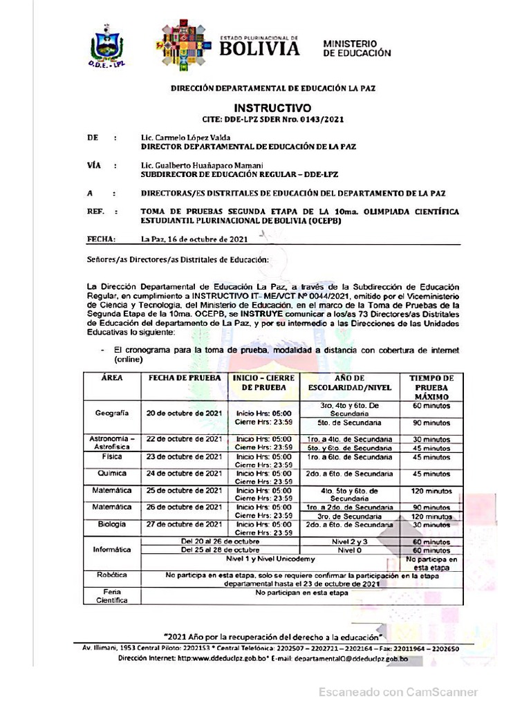 Instructivo SDER 0143 - 2021 | PDF