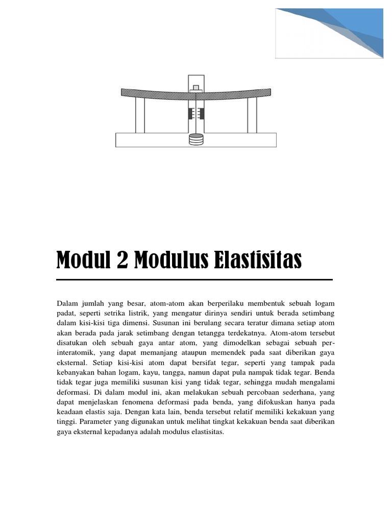 Modul 3. Modulus Elastisitas | PDF