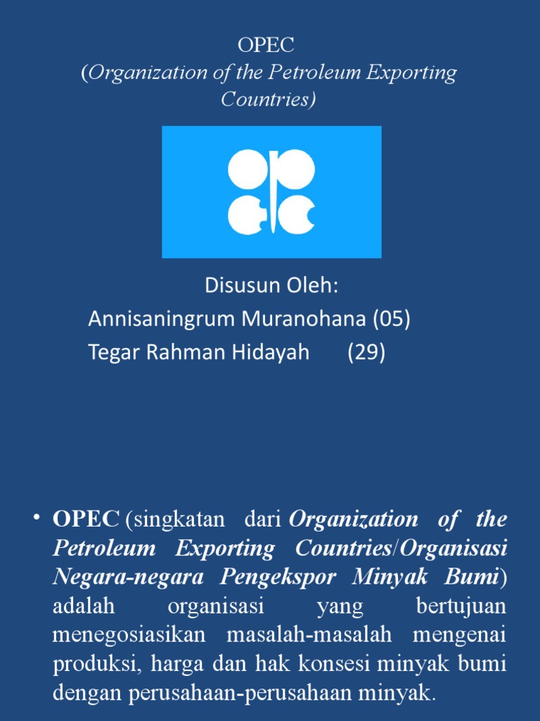 OPEC | PDF | Teknologi & Rekayasa