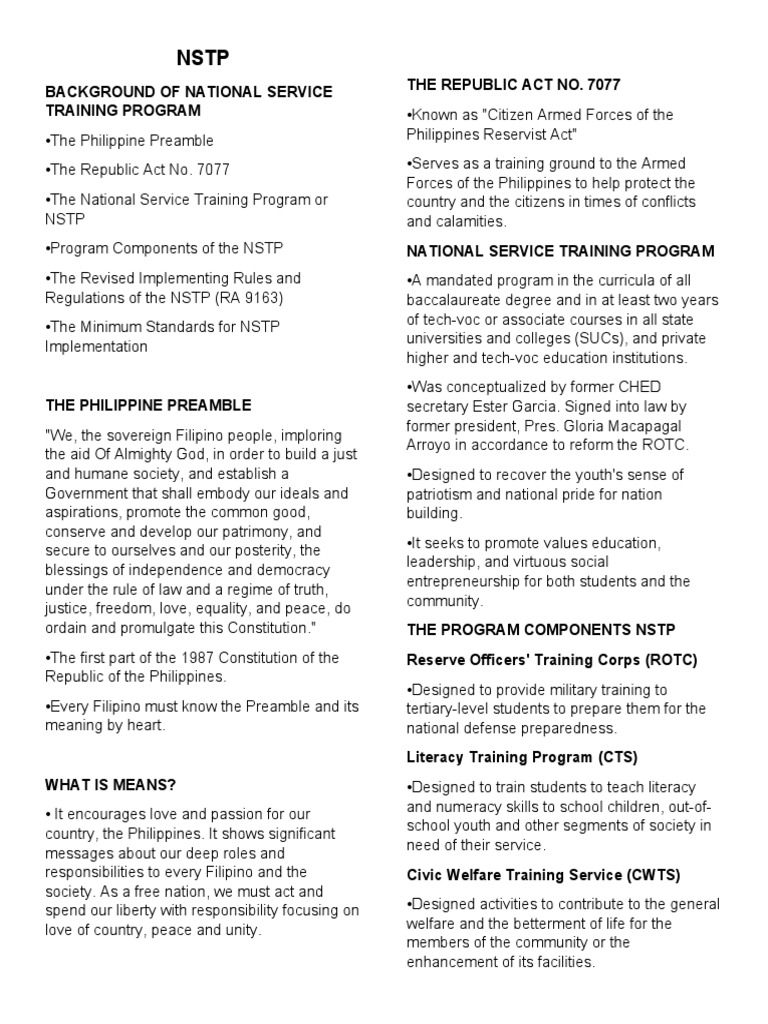 NSTP 1 | PDF | Fires | Value (Ethics)