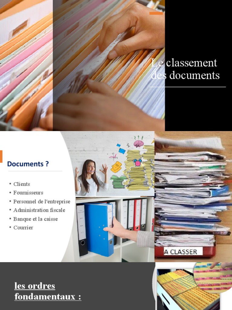 Le Classement Des Documents Introduction | PDF