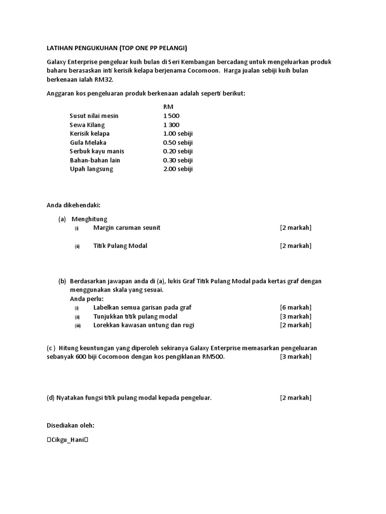 TPM Kaedah Graf | PDF