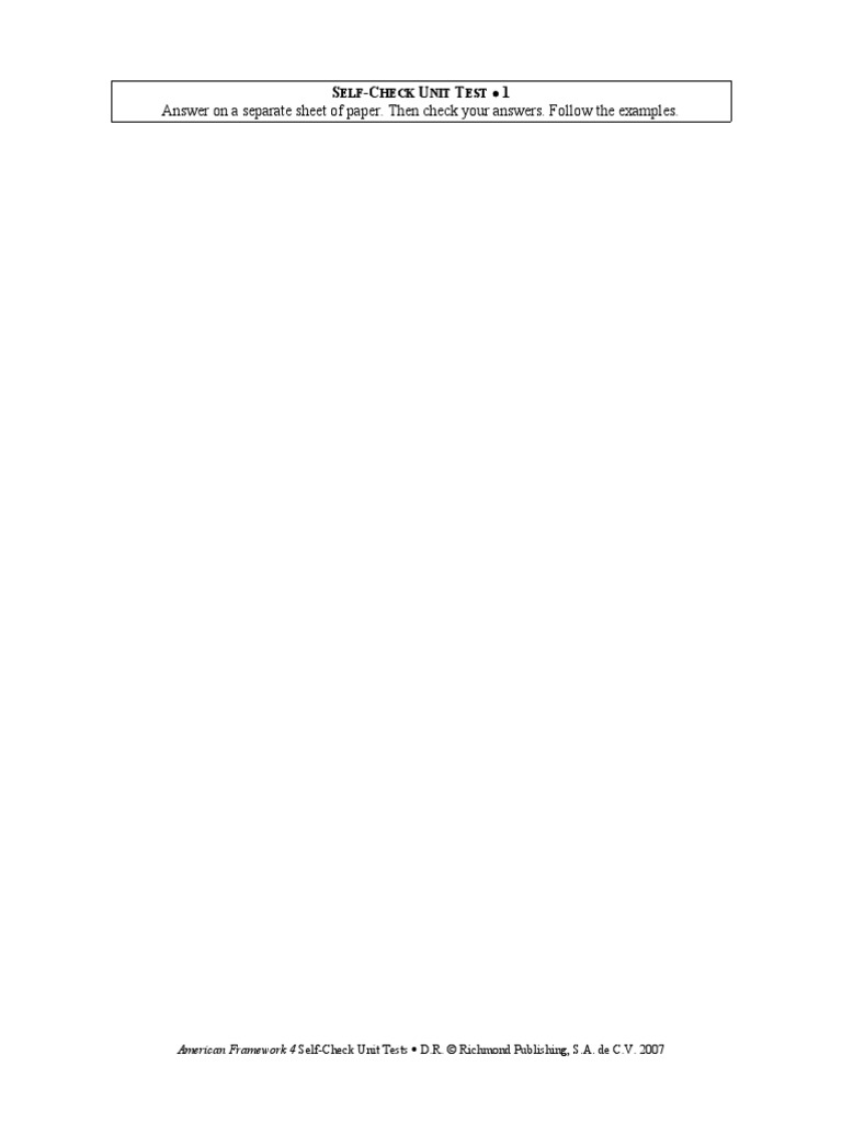 1 Answer On A Separate Sheet of Paper. Then Check Your Answers. Follow ...