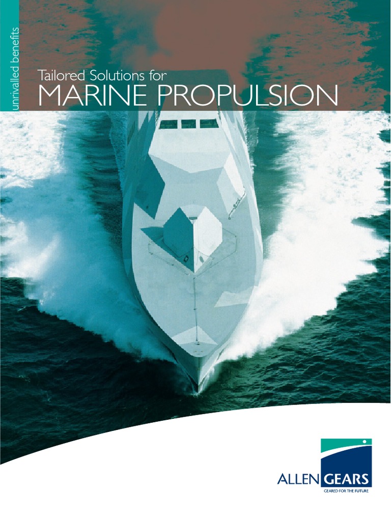 Marine Propulsion: Tailored Solutions For | PDF | Transmission ...