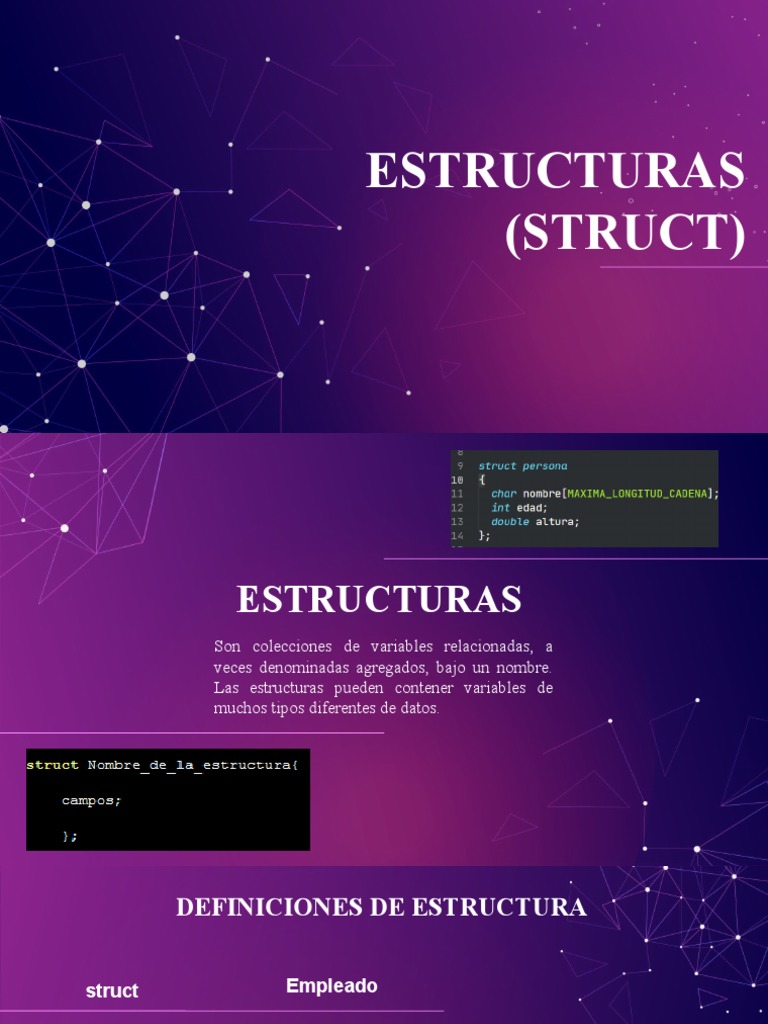 Estructuras Struct | PDF | Gestión de tecnología de la información ...