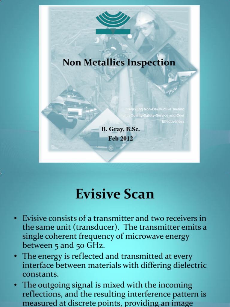Non-Metallic Pipe Inspection Techniques | PDF | Pipe (Fluid Conveyance ...