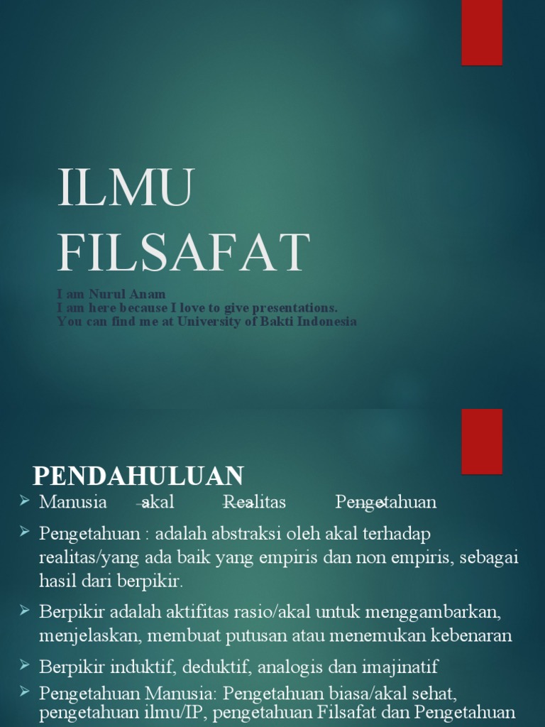 Power Point Filsafat | PDF