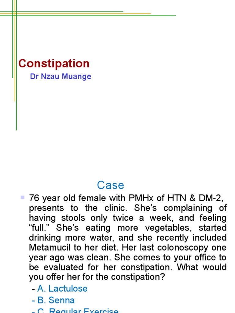 Constipation | PDF | Constipation | Medicine