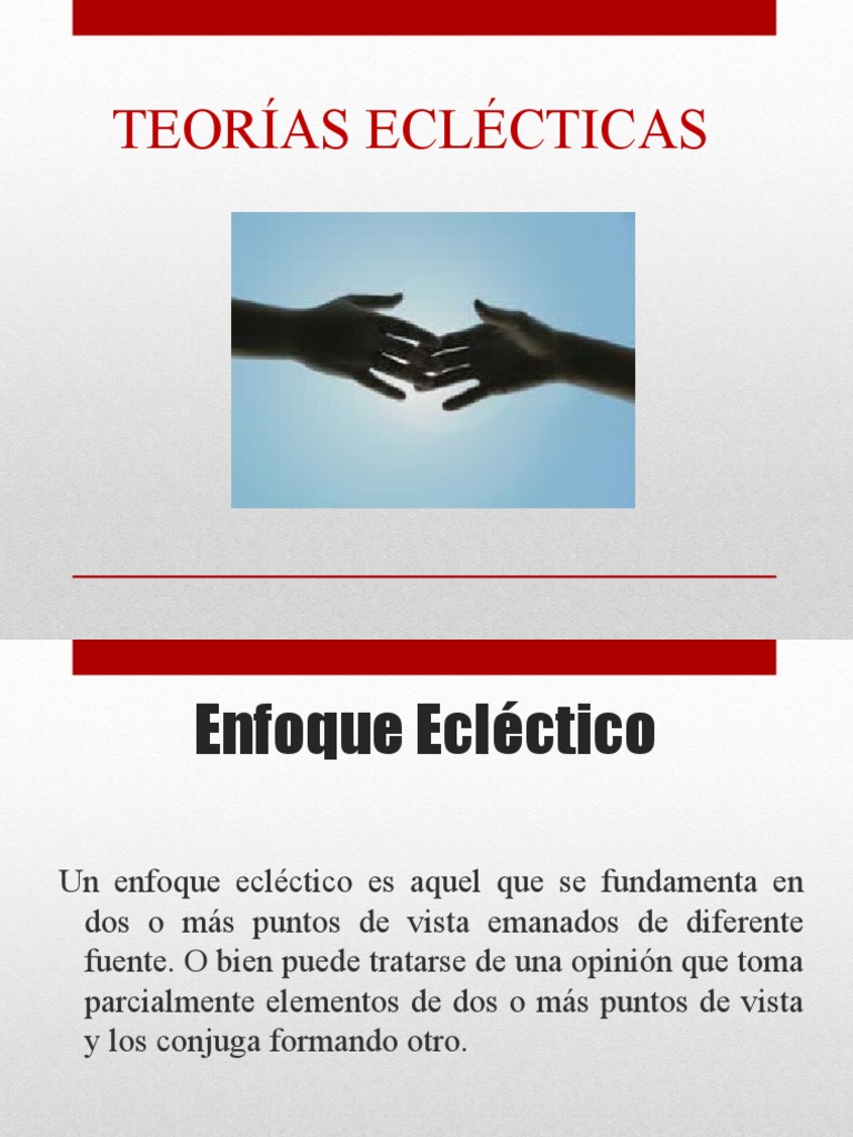 Teoría Eclectica | PDF