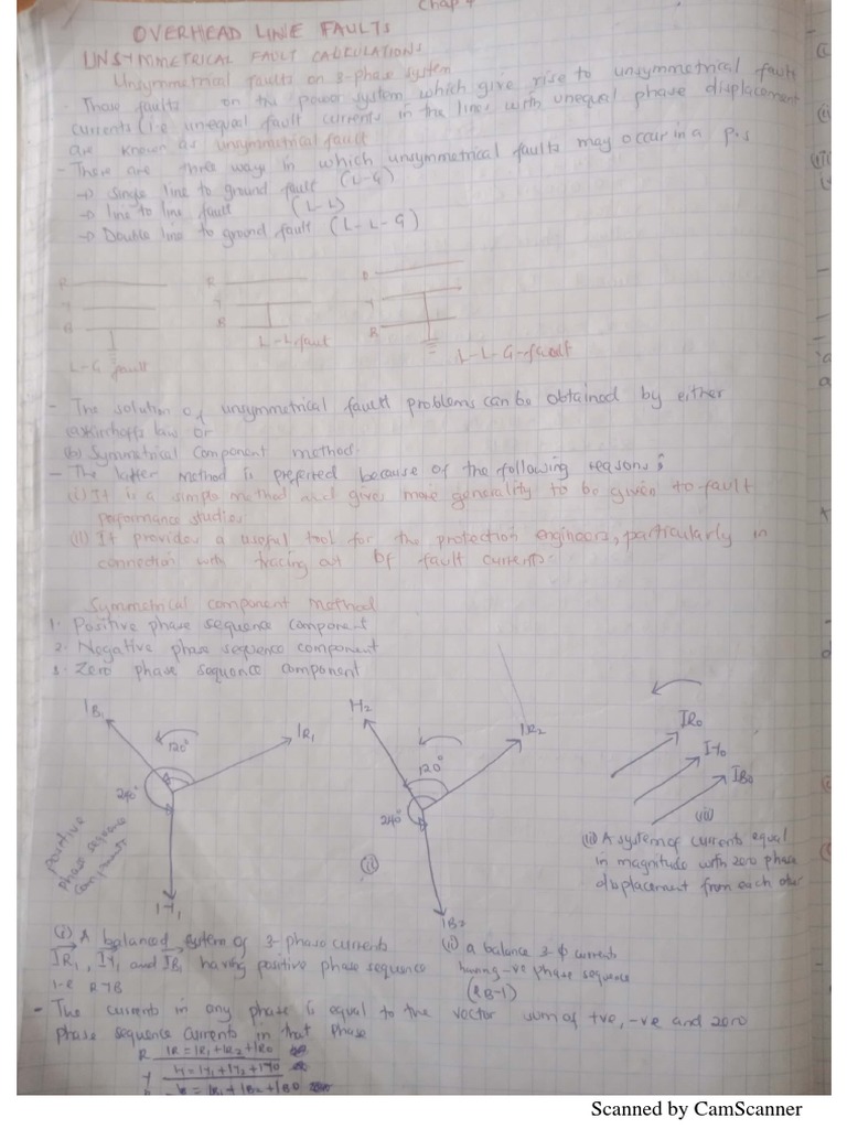 Overhead Line Faults | PDF