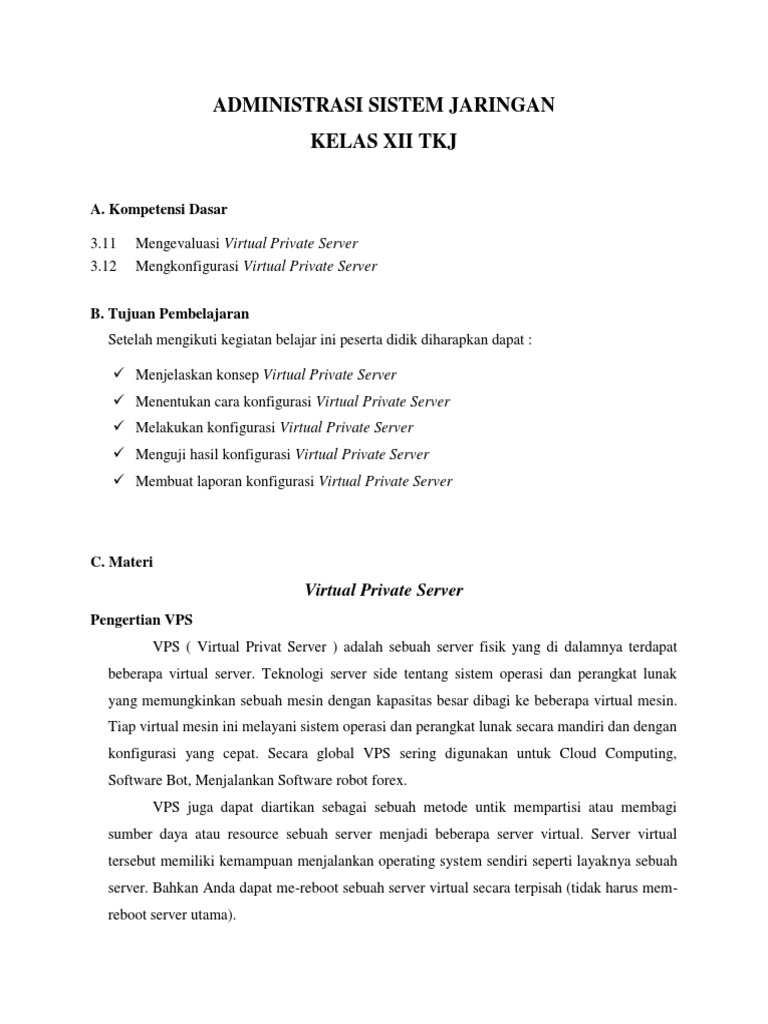 Virtual Private Server | PDF | Komputer