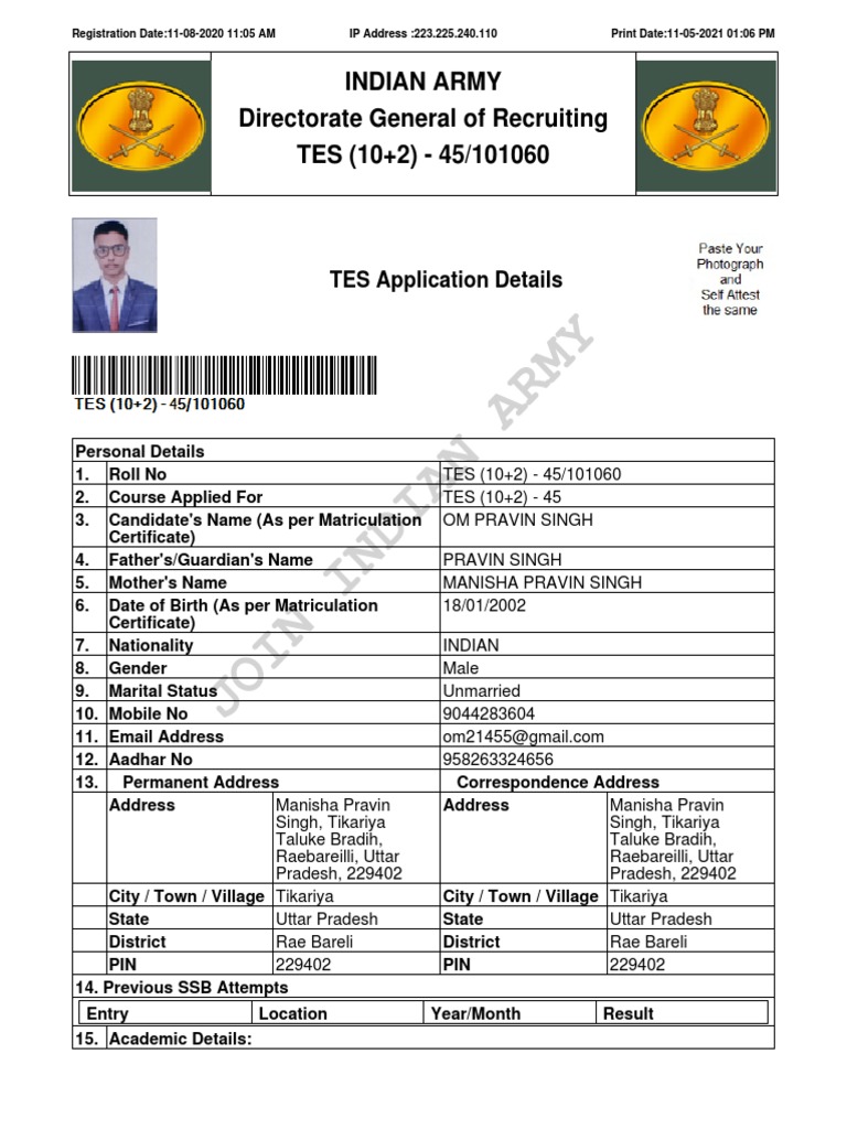 TES Application Details - 20210513112728-Unlocked | PDF | Justice ...