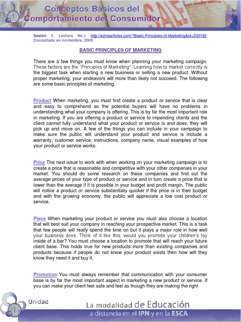Basic Principles of Marketing: Product | PDF | Marketing | Prices