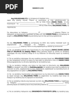 Acknowledgment Receipt Tagalog | PDF