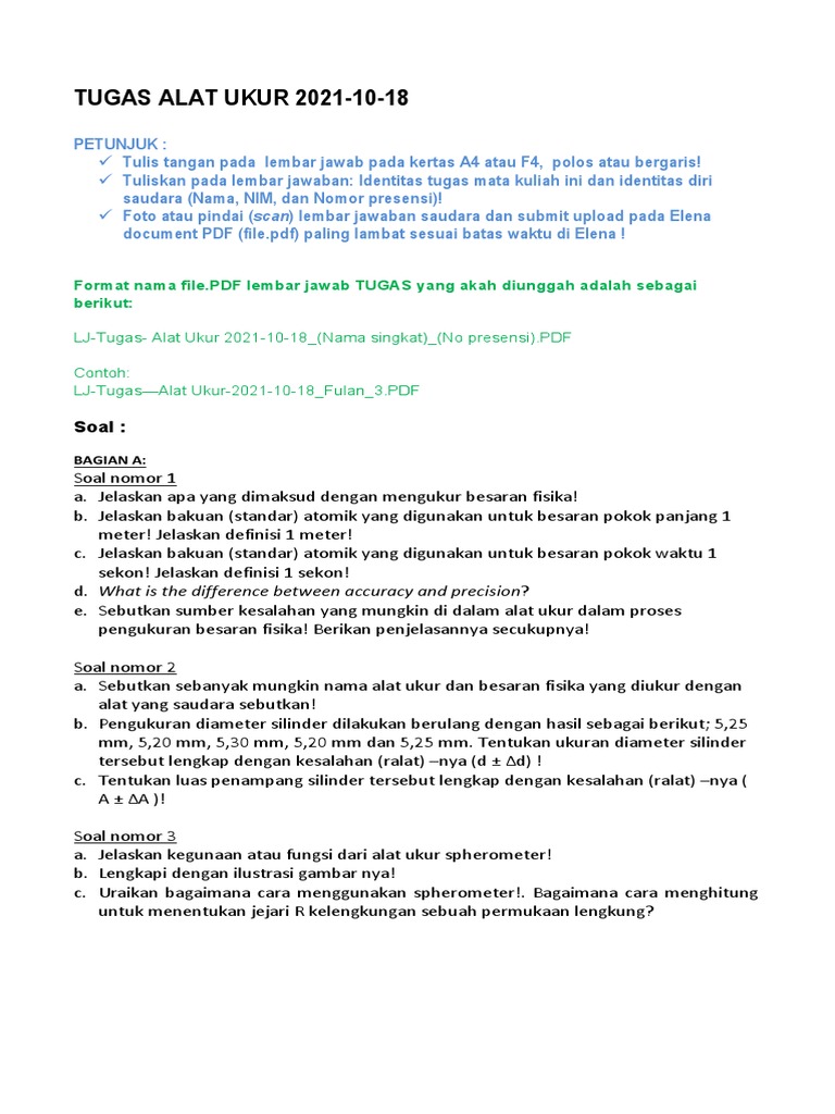 Kumpulan Soal-Alat Ukur | PDF