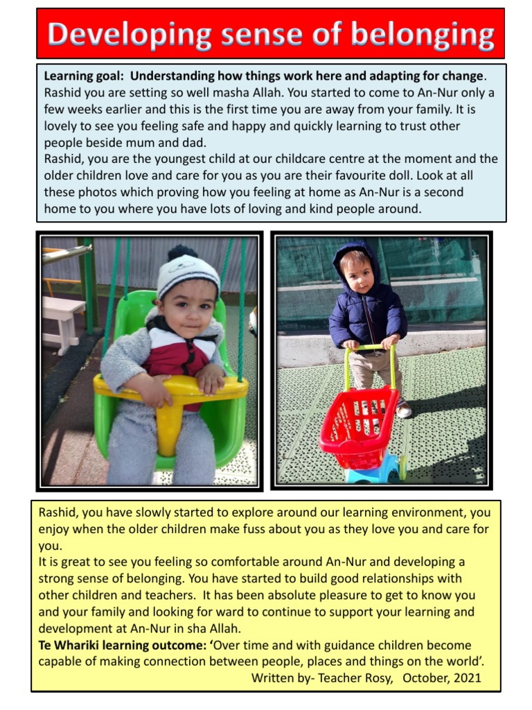 Sense of Belonging | PDF