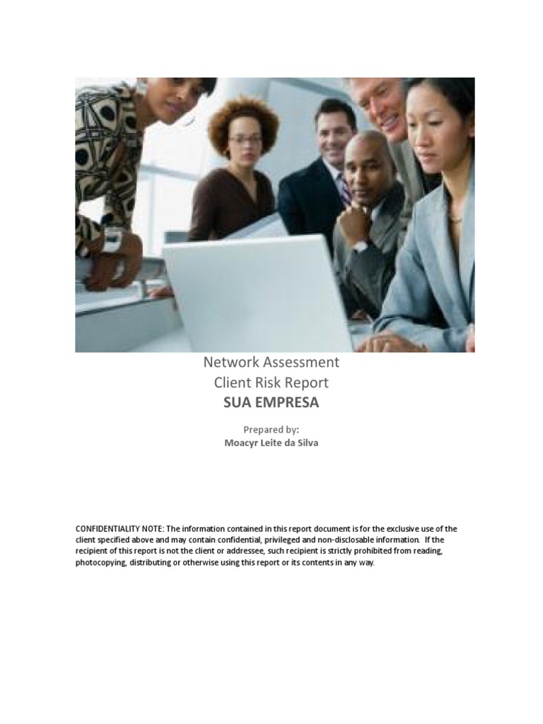 Client Risk Report | PDF | Computer Network | Vulnerability (Computing)