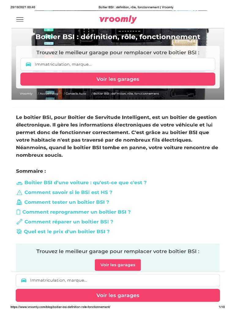 BSI Peugeot | PDF